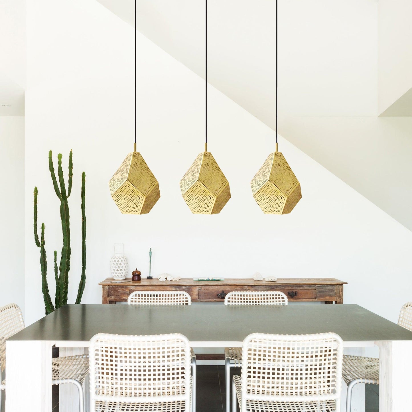 Modern Geometric Pendant Lighting | Handcrafted - 54kibo