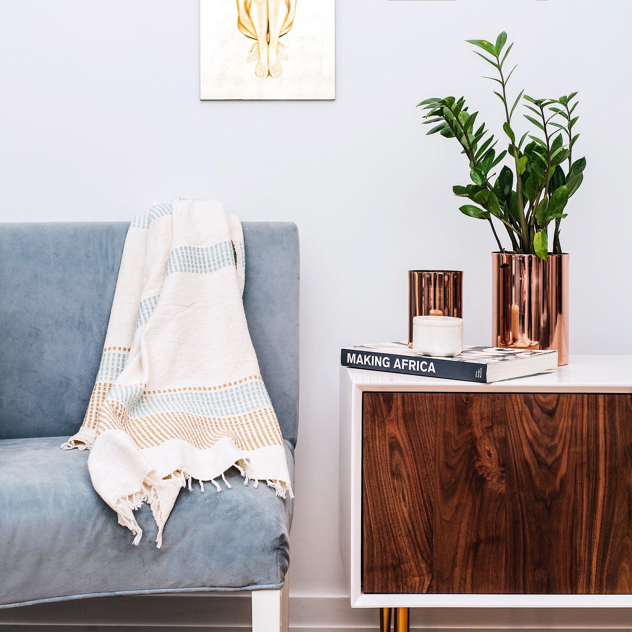 Beige Throw Blanket, 56x78" | Oversized Throws, 54kibo